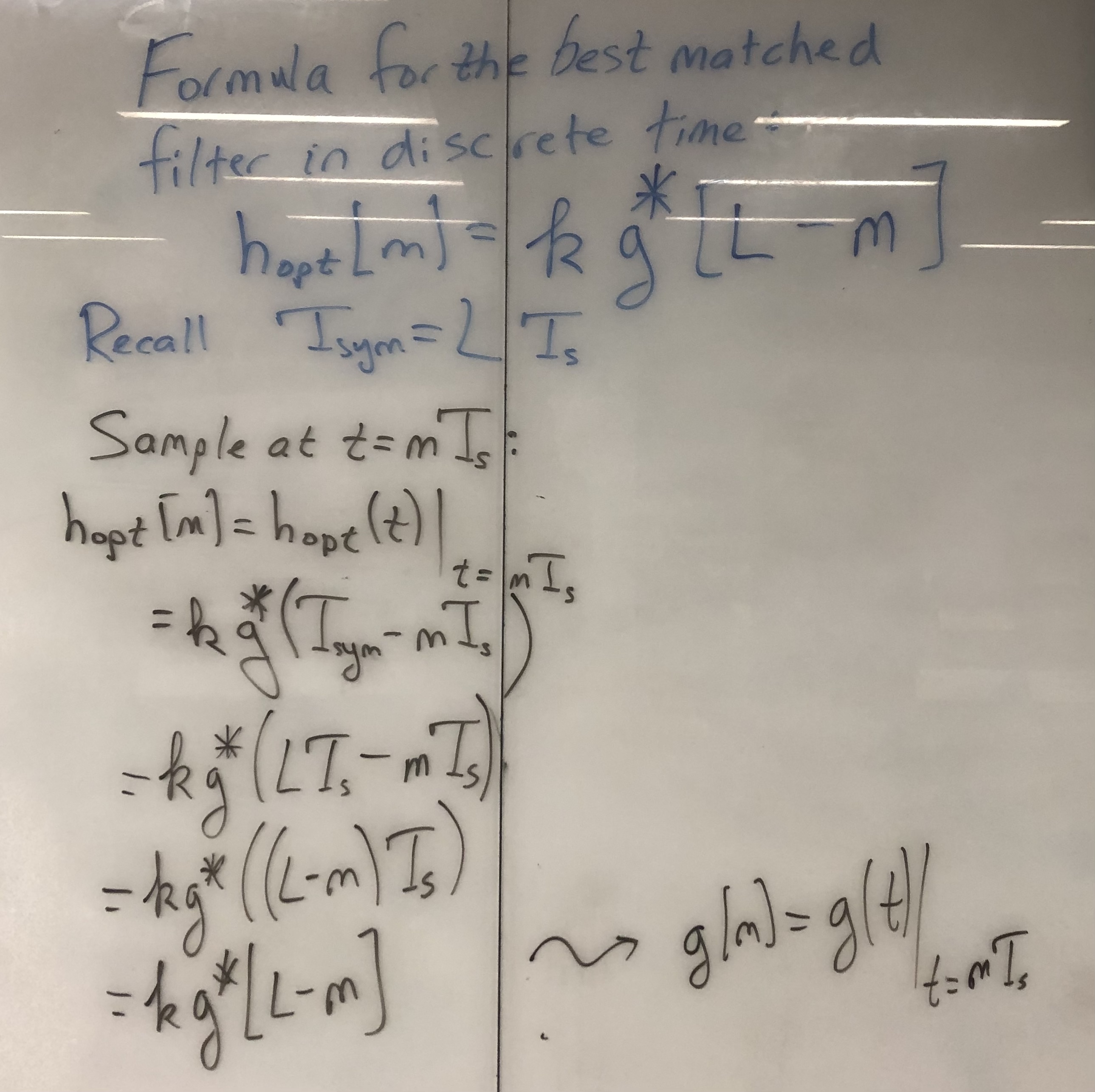 Lecture 14: Matched Filtering